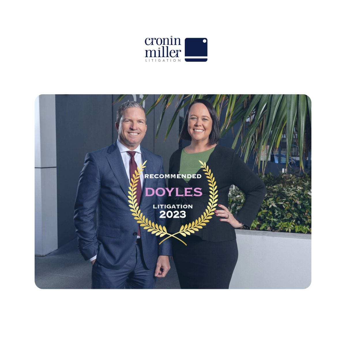 Derek Cronin and Stacy Miller - Only Gold Coast Lawyers Recommended by ...